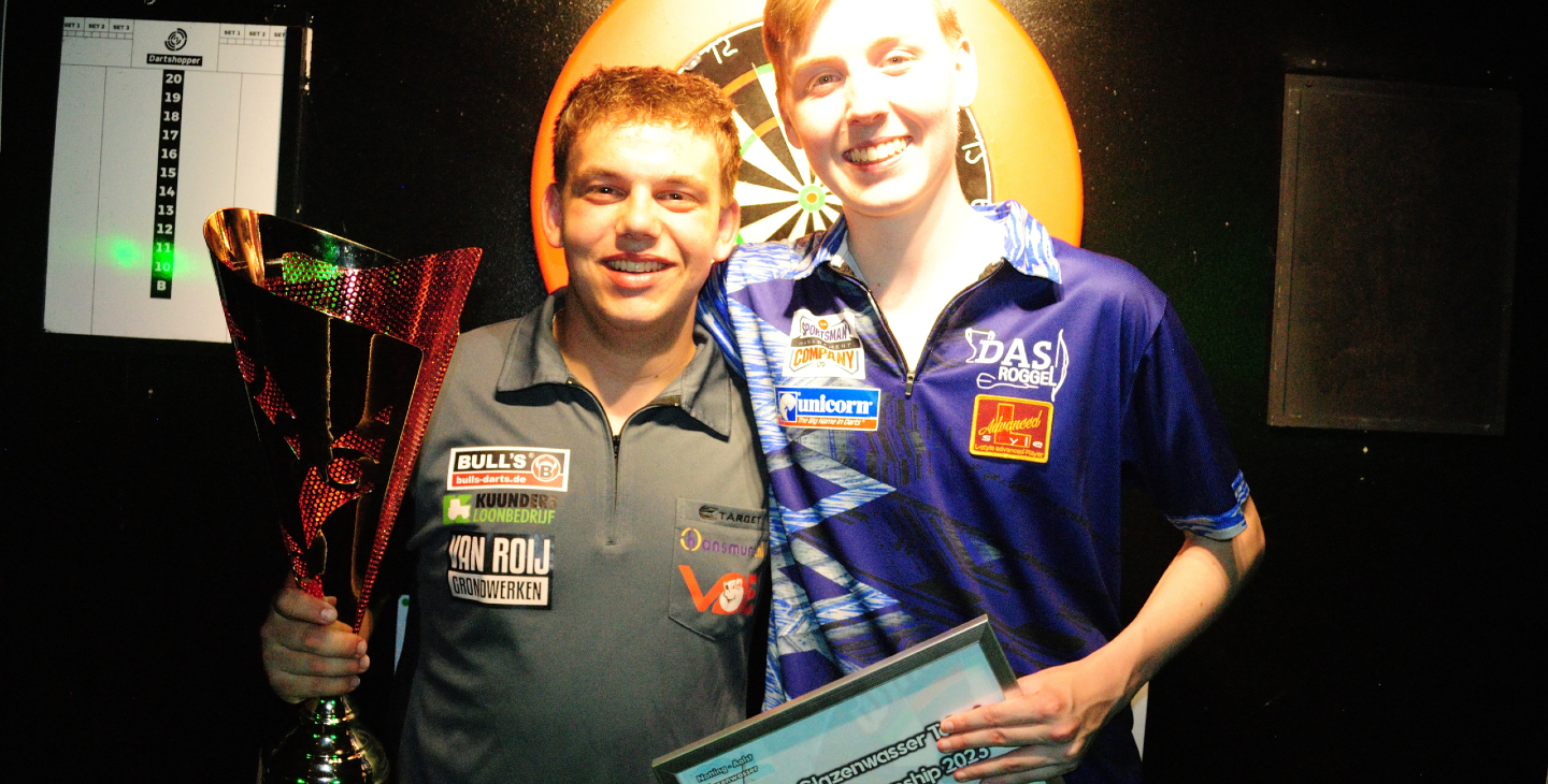 Bram van Dijk wint Notting Glazenwasser Talent Darts Championship 2023!